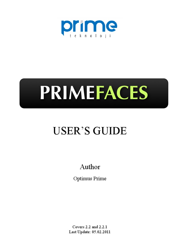Prime Faces Users Guide 2 2 | PDF | Boolean Data Type | Java Server Faces