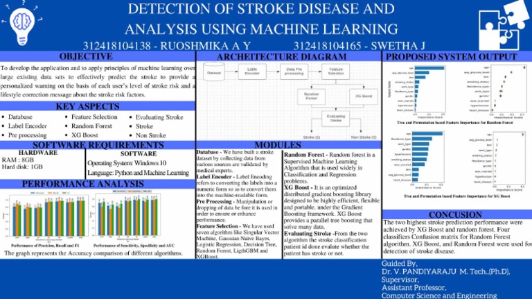 Detection of Stroke Disease Project Poster | PDF