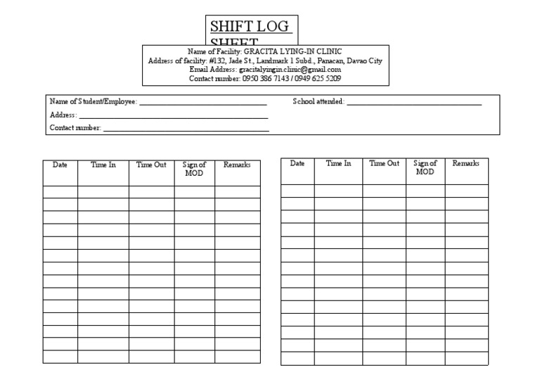 Students Log Sheet | PDF