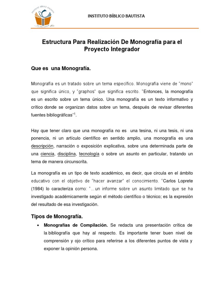 Estructura de Monografía Académica | PDF | Cognición | Science