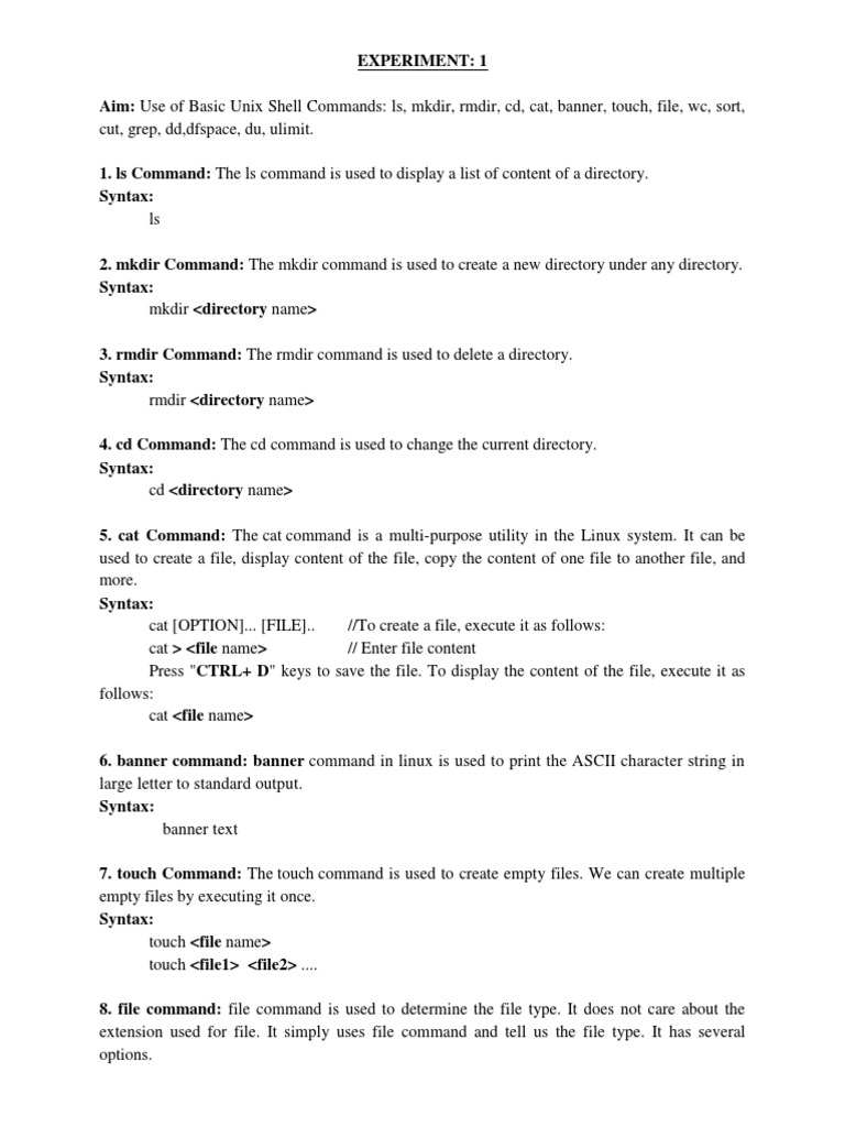 LSP Lab | Download Free PDF | Computer File | File System