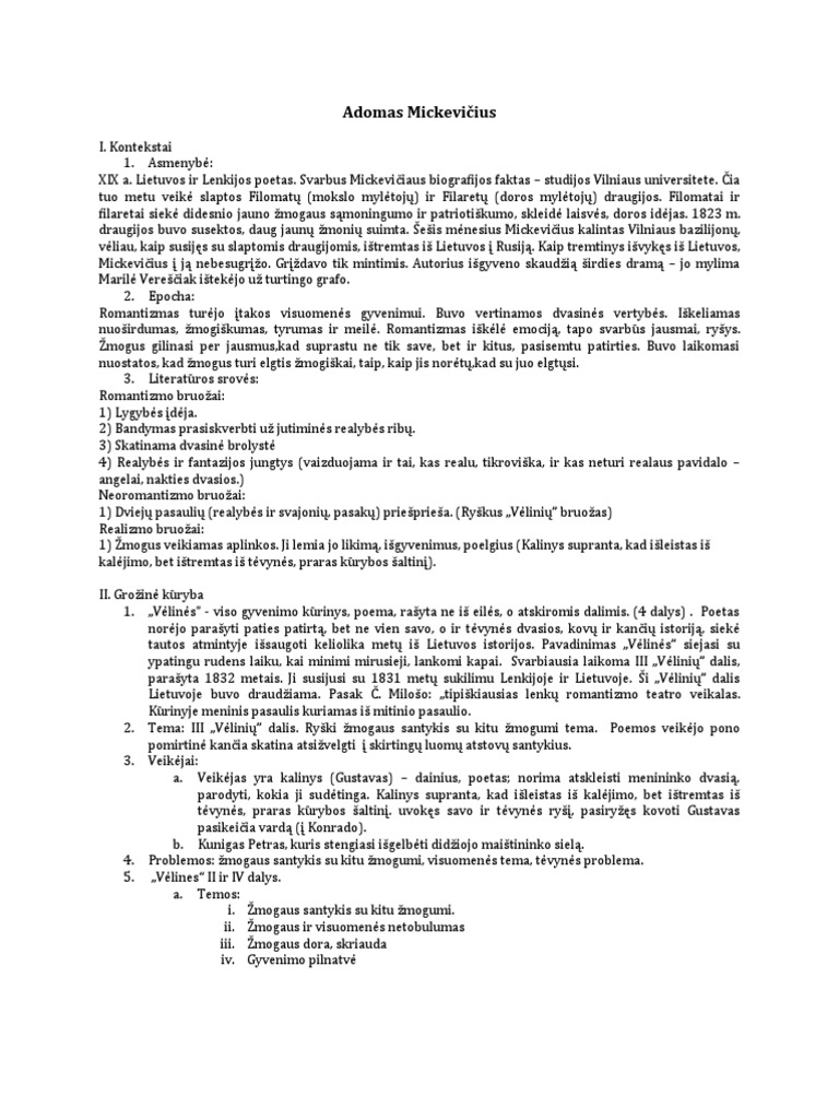 Adomas Mickevičius | PDF