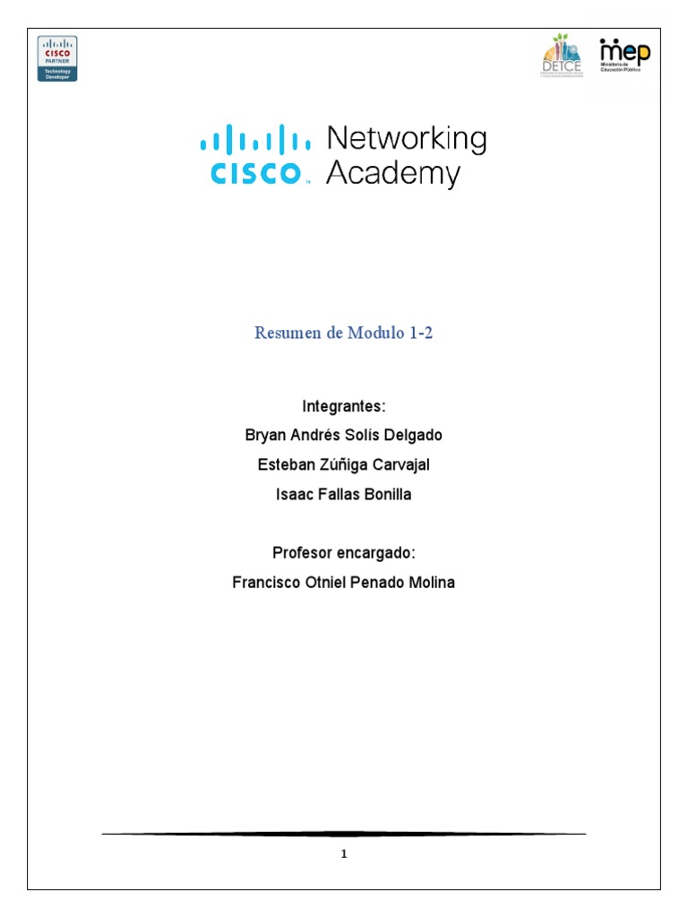 Resumen de Modulo 1-2 CCNA3 | PDF | Enrutador (Computación) | Enrutamiento