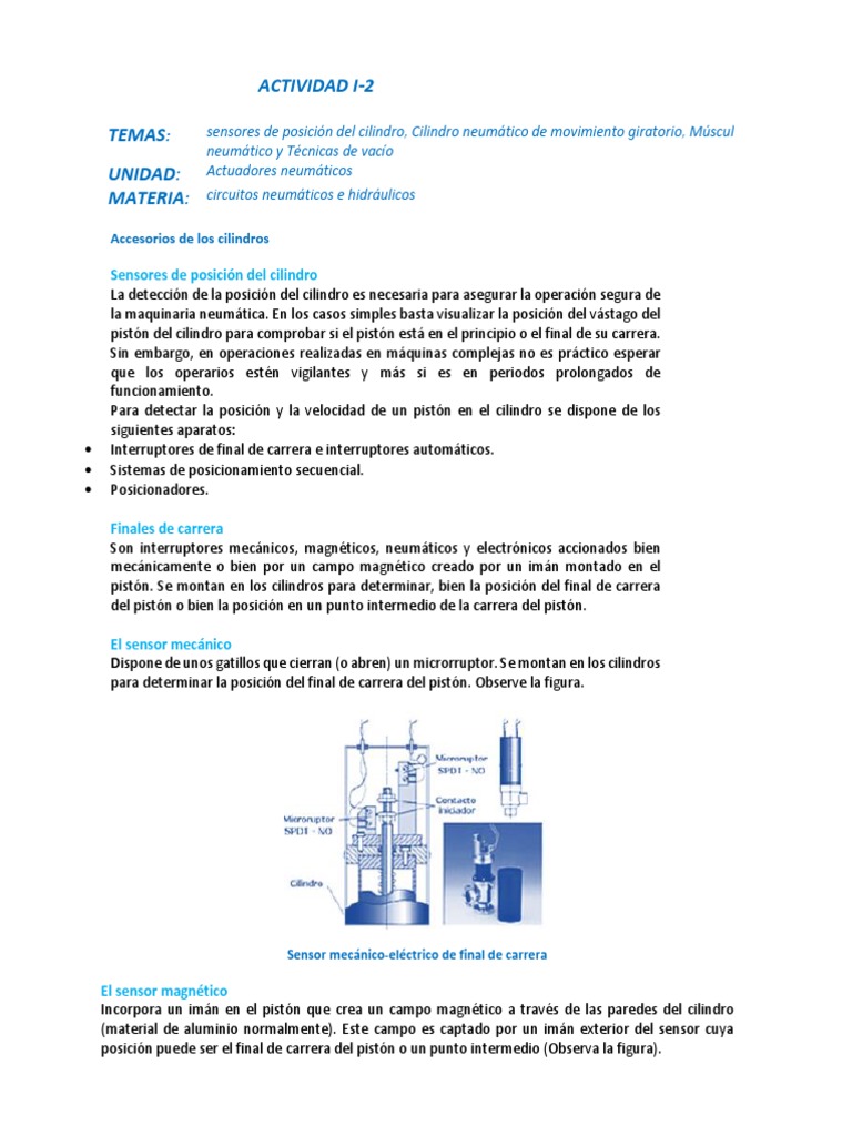 Actividad I-2 Neum e Hidr Cecyte | PDF | Transformador | Engranaje