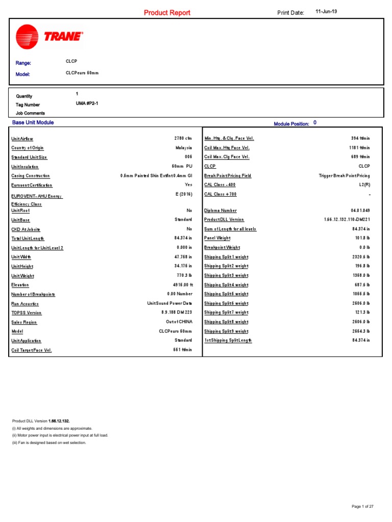 CLCP Product Report | PDF | Electric Motor | Belt (Mechanical)