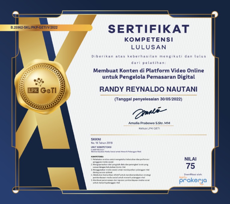 Sertifikat Kompetensi | PDF