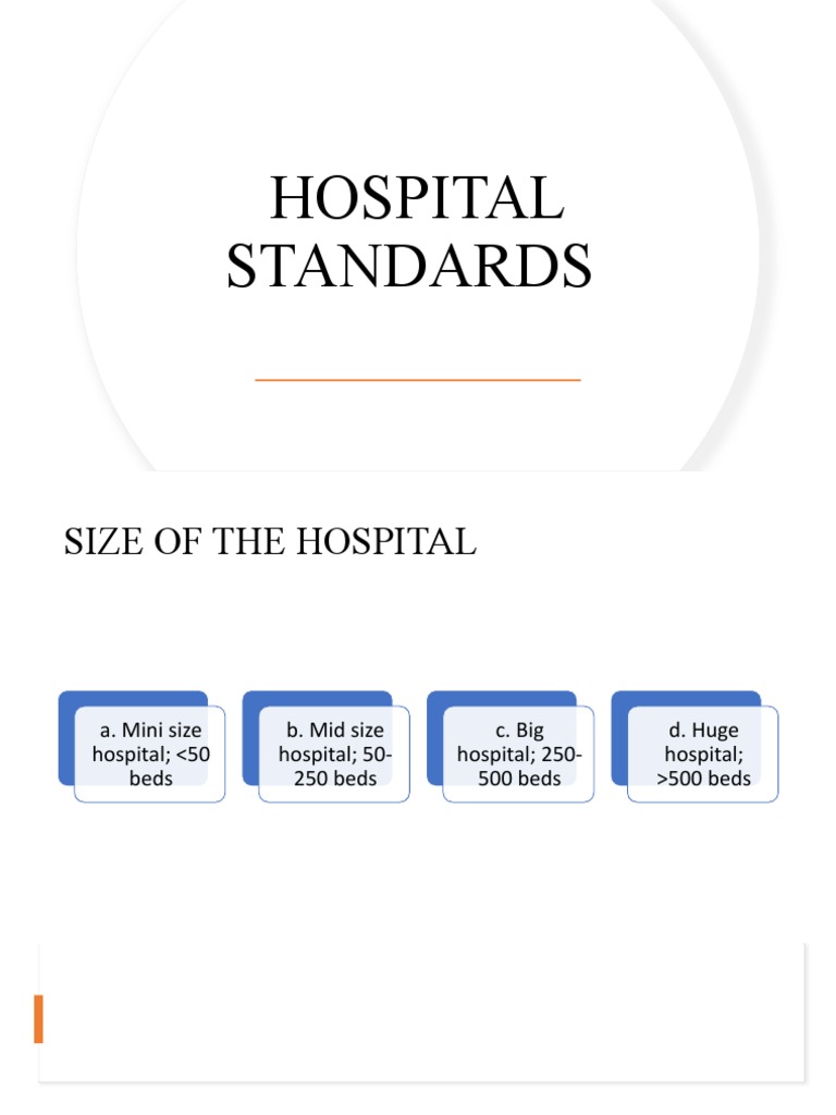 Hospital Standards and Amenities Guide | PDF