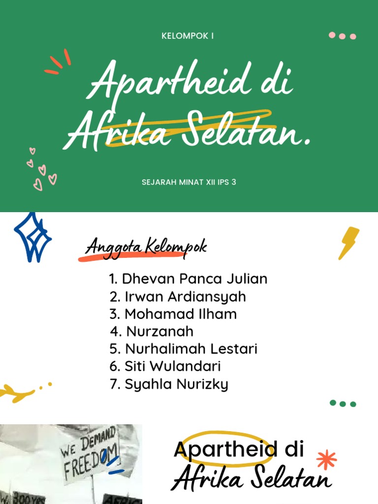 Sejarah Apartheid di Afrika Selatan | PDF | Sejarah