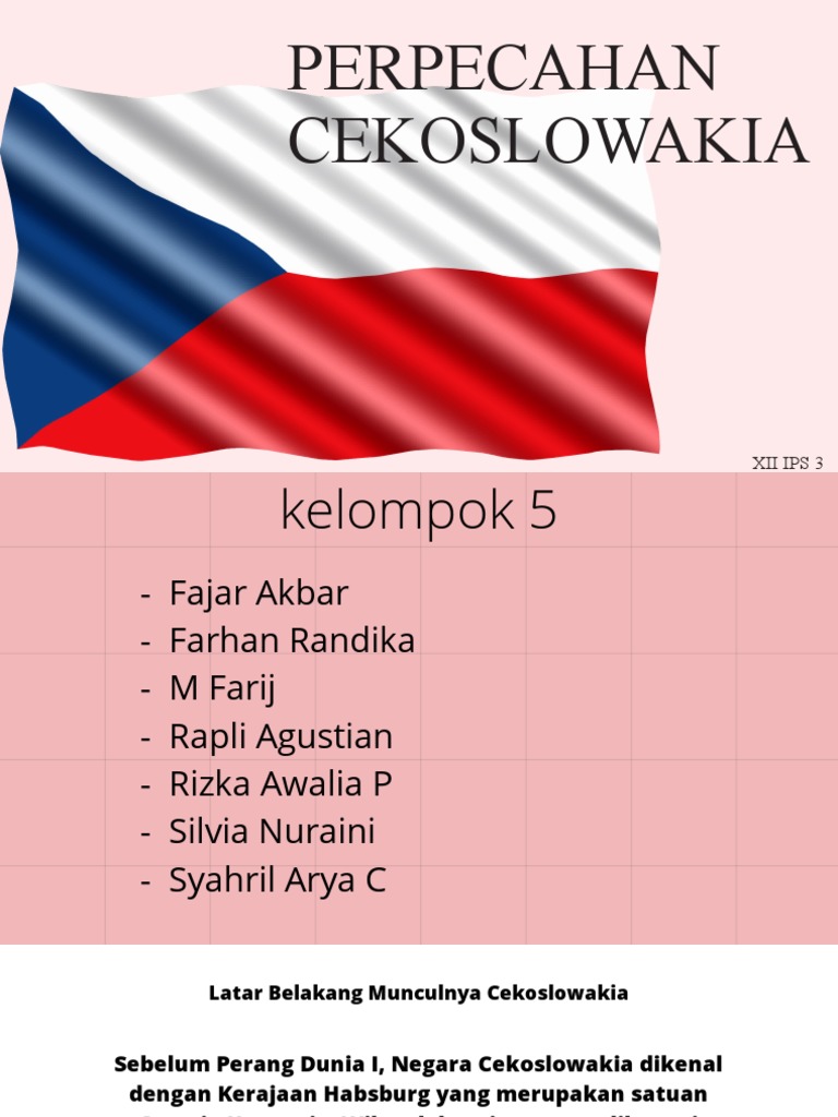 Penyebab Perpecahan Cekoslowakia | PDF | Politik | Perjalanan