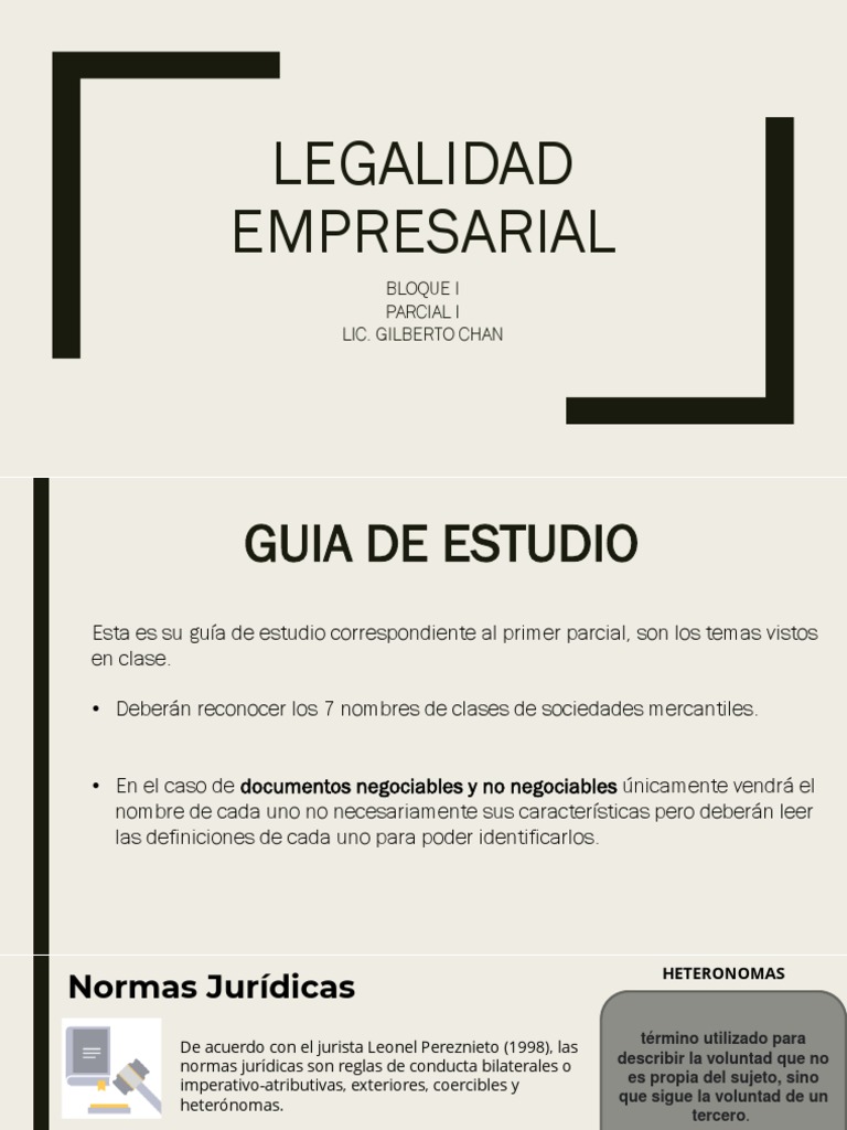 Legalidad Empresarial 2 | PDF | Sociedad de responsabilidad limitada | Bienes (Ley)