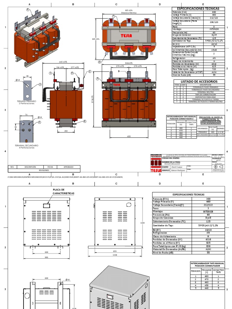300ht-Aa-460-212-02 SCC | PDF | Transformador | Electrónica