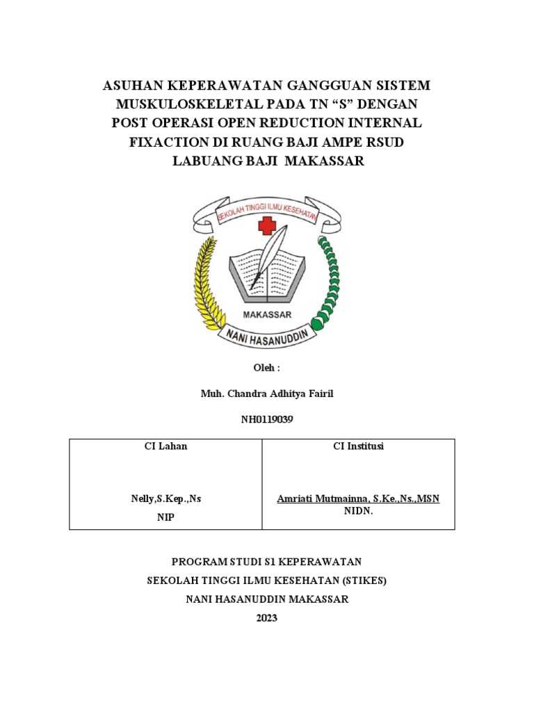 Askep Post Orif | PDF