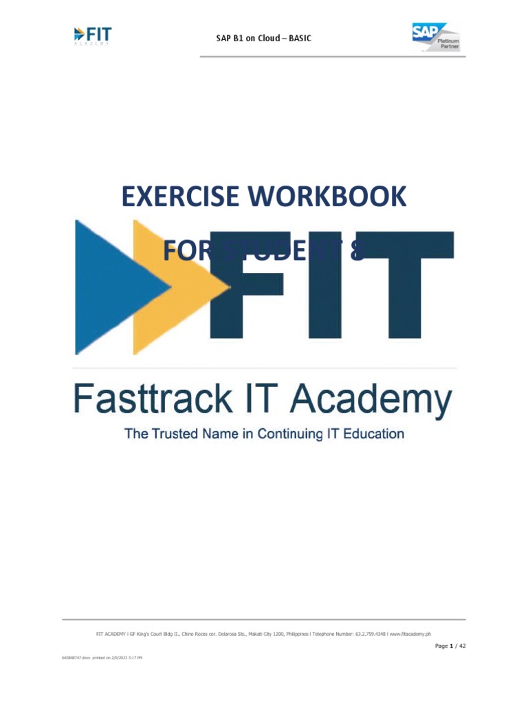 Exercise Workbook8 Basic | PDF | Cloud Computing | Icon (Computing)