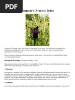 Simpson's Diversity Index - Practice Questions | PDF | Language Arts ...