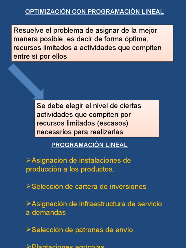 Optimización en Programación Lineal | PDF | Programación lineal | Cáncer
