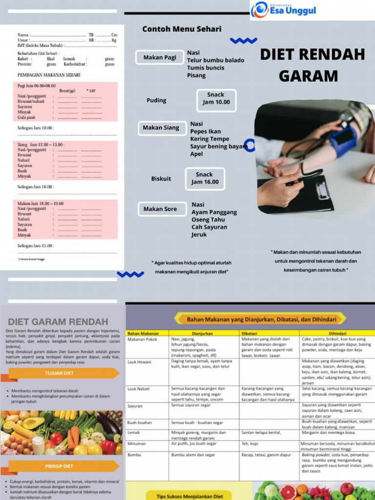 Diet Rendah Garam | PDF