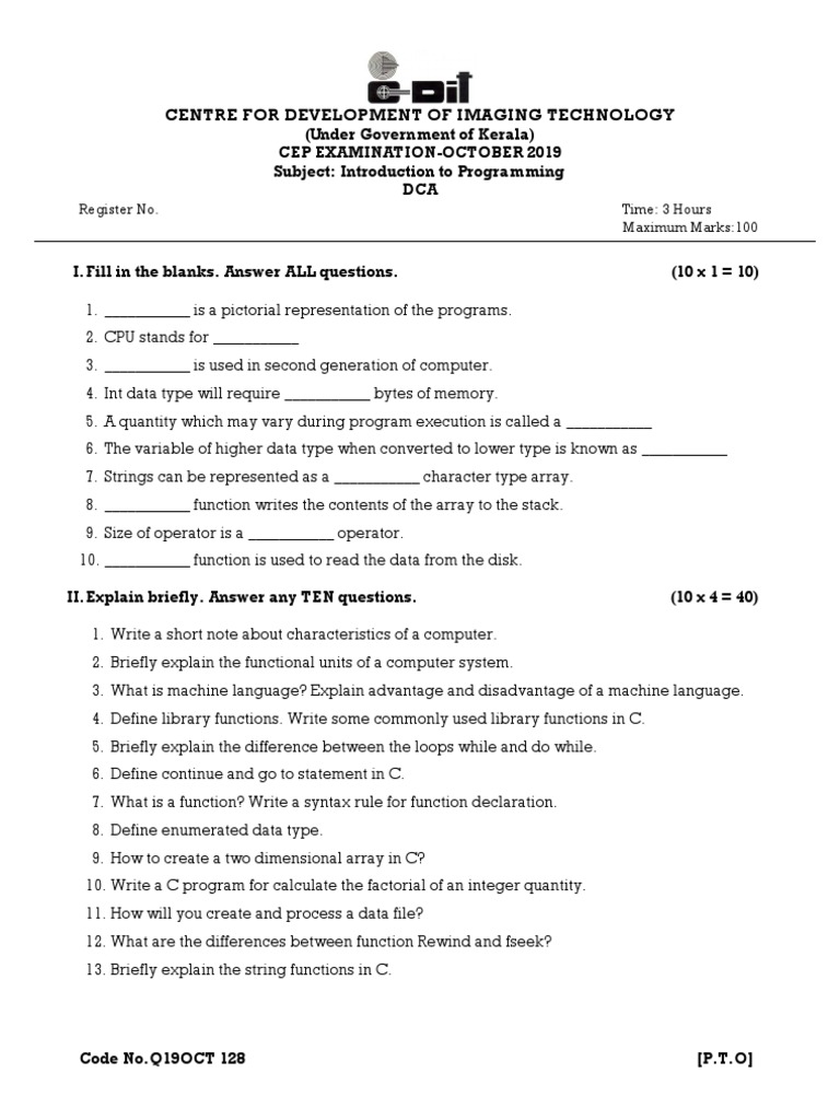Programming 1 Pdf Programming Computer Program 