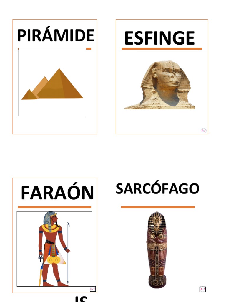 FLASH CARDS EGIPTO | PDF