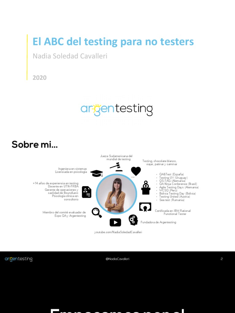 El ABC de Testing para No Testers | PDF