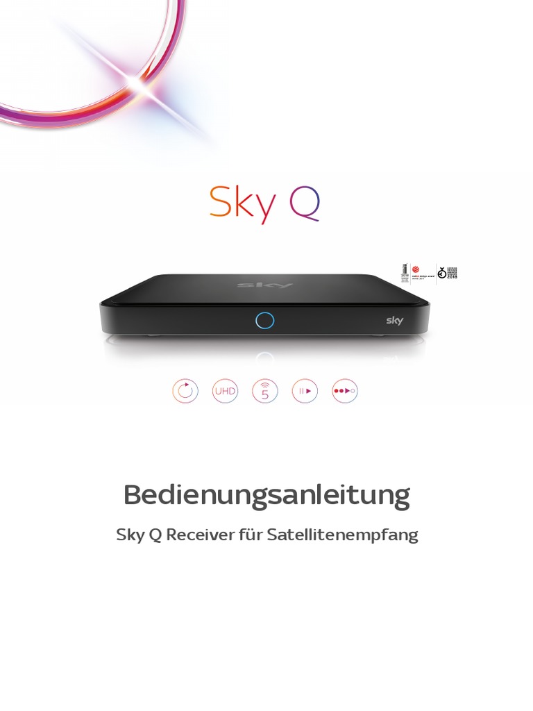 Bedienungsanleitung Sky Q Sat | PDF