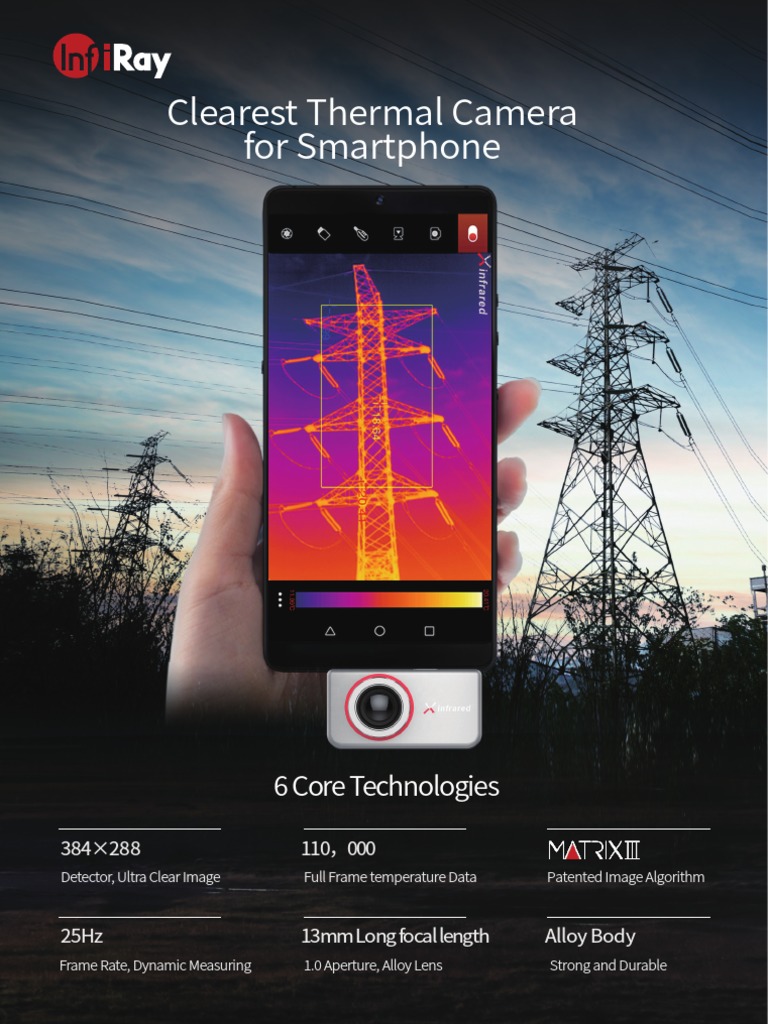 Datasheet t3s T3pro Ir Camera For Android Phone | PDF