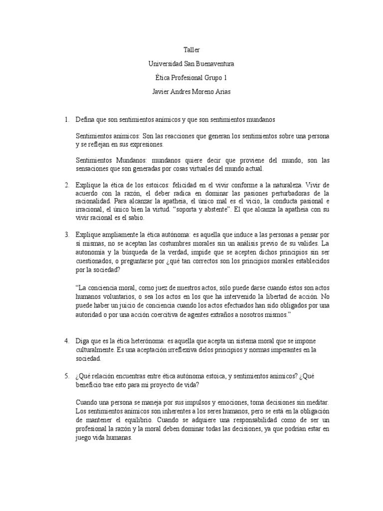 Ética profesional y bienestar: Cómo la autonomía, la razón y el dominio ...