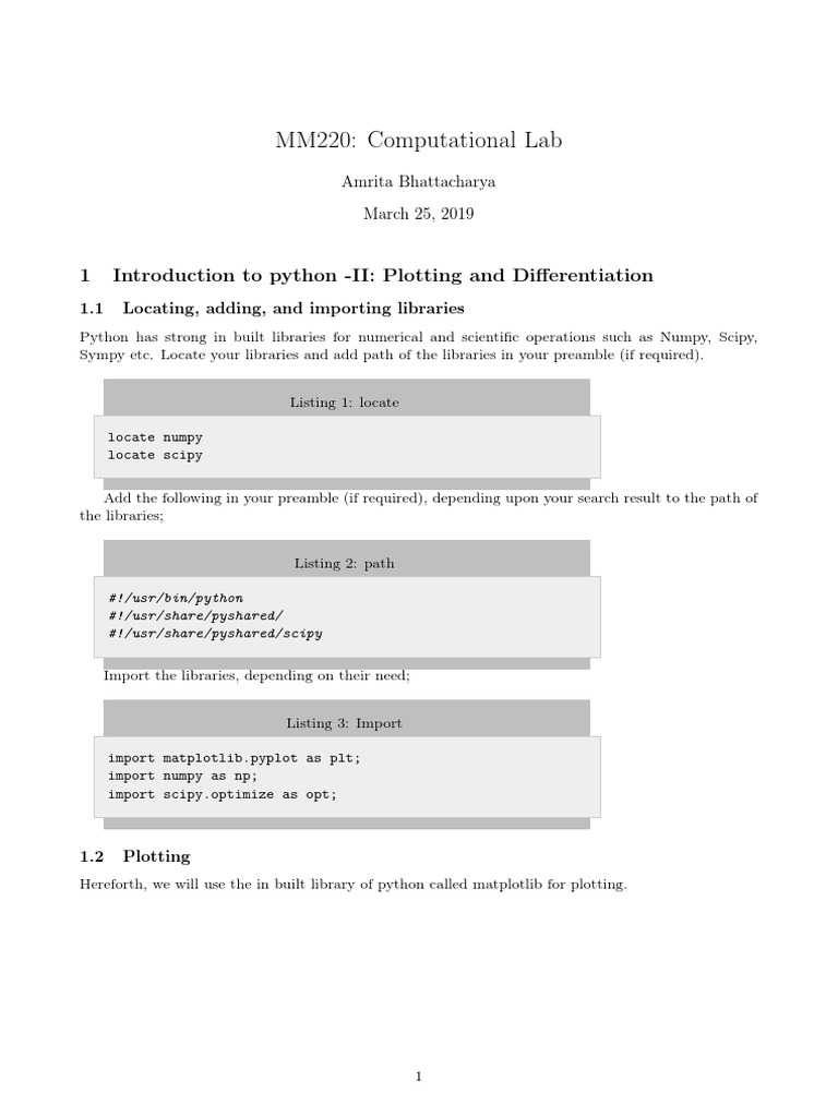 Assigment Python 2 | Download Free PDF | Computer Programming | Computational Science