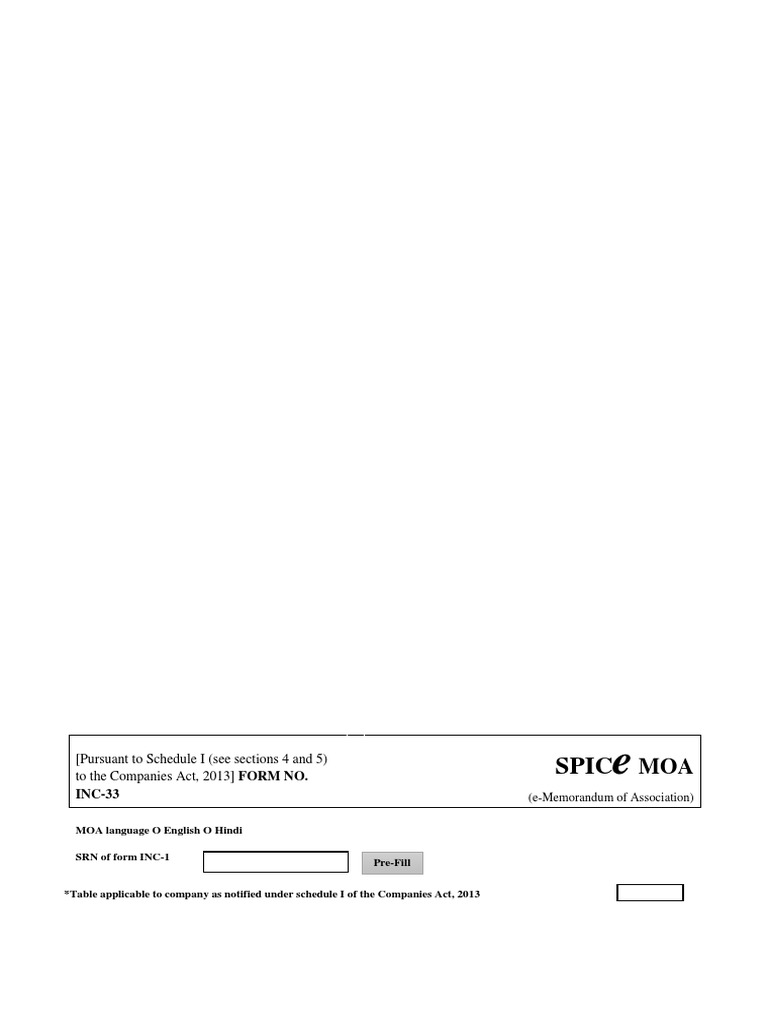 New Form Inc 33 Spice e Moa | PDF | Business | Private Law