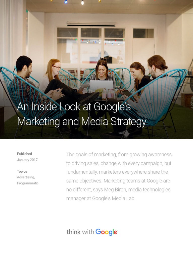 Google Marketing Strategy Media Lab | PDF | Advertising | Marketing