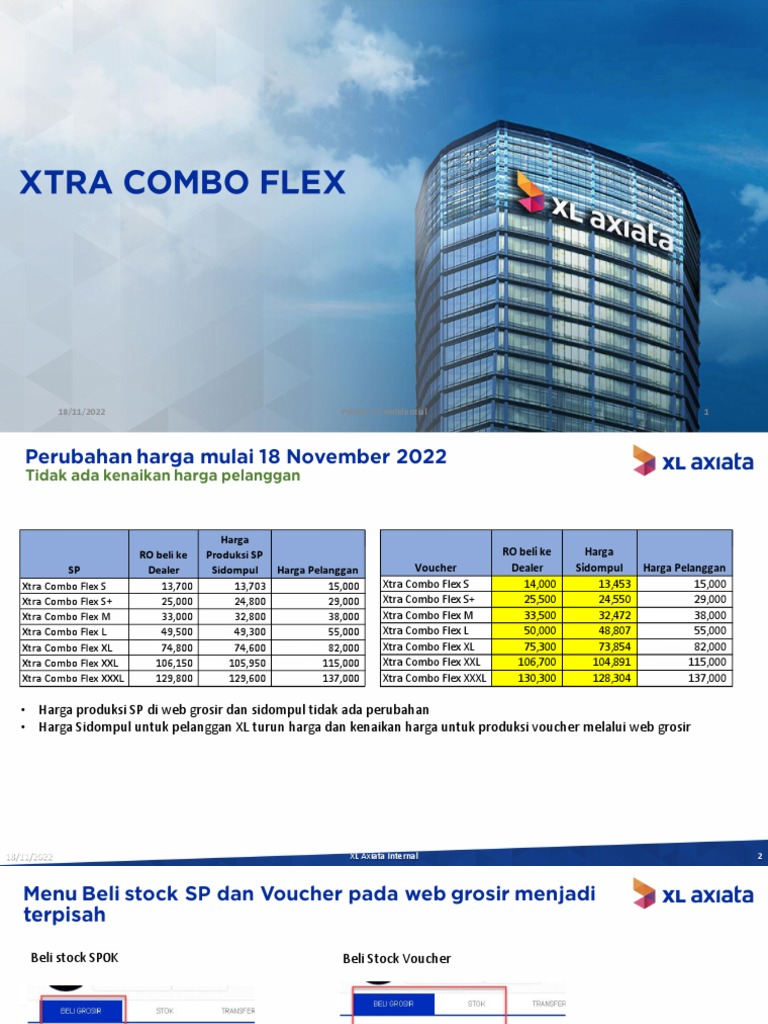 XL - Xtra Combo Flex 2022 v13 | PDF | Service Industries | E Commerce