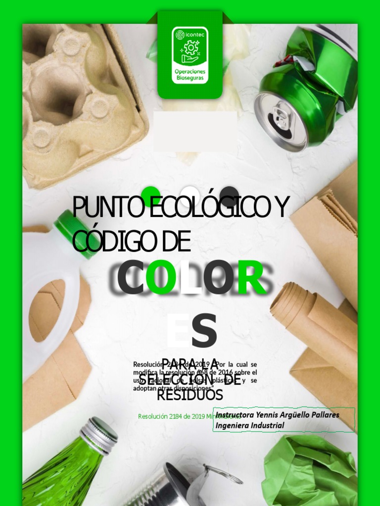 Codigo de Colores Seleccion Residuos Sólidos Ok | PDF | Residuos | El plastico