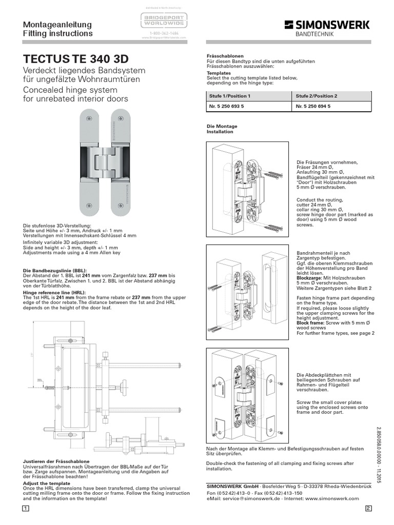 TE 340 3D FittingInstructions | PDF