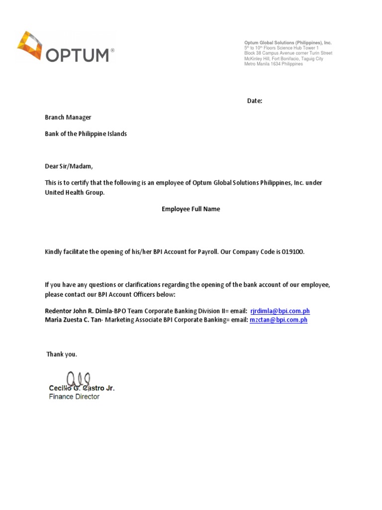 Endorsement Letter For Optum | PDF