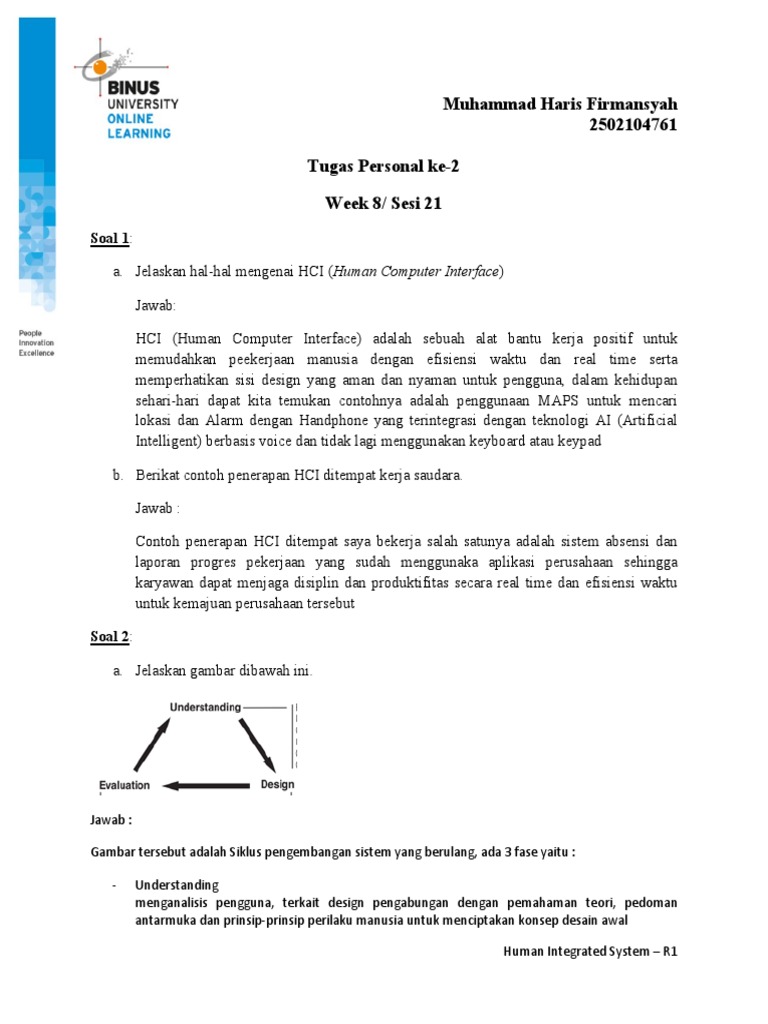 TP2 - Rev1 Haris HIS | PDF