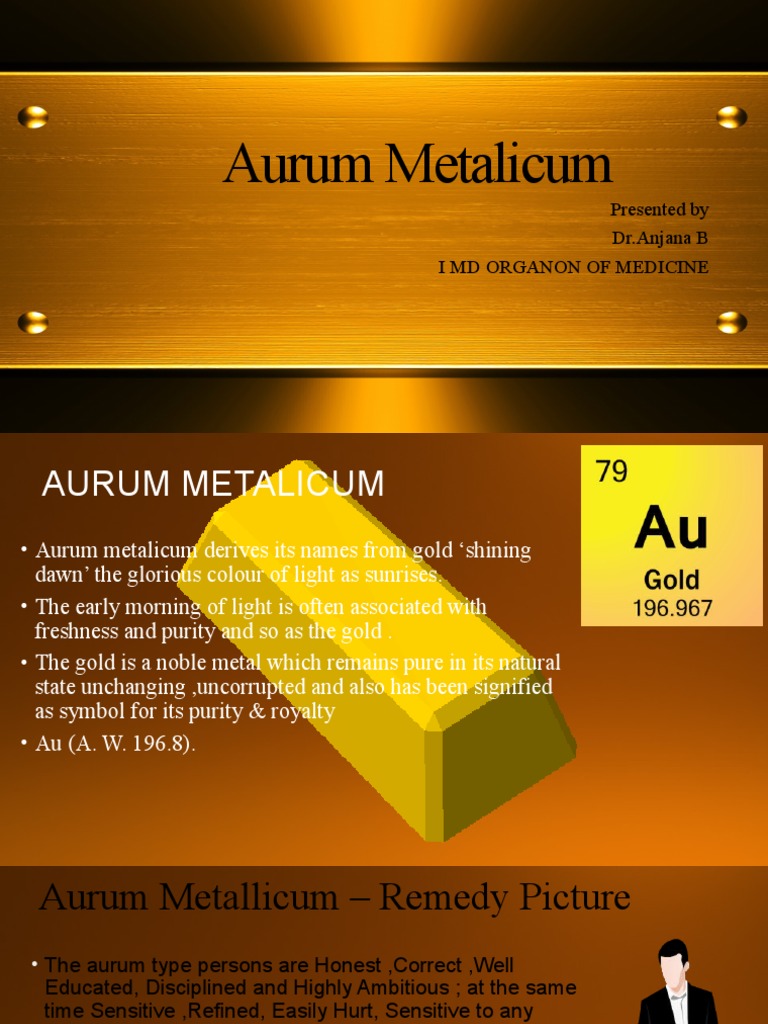 Aurum Metalicum | PDF | Feeling | Pain
