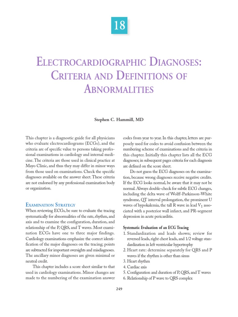 Criterii EKG Mayo Clinic | PDF | Electrocardiography | Artificial ...