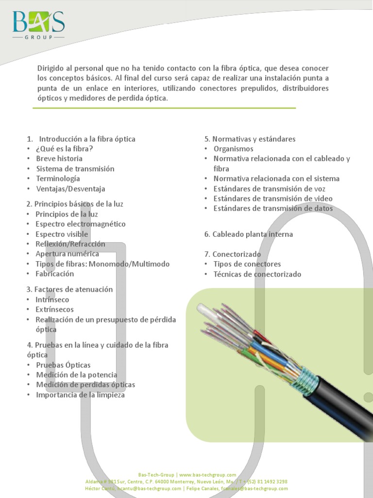 Temario Planta Externa | PDF