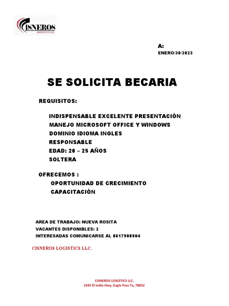 Becarios | PDF