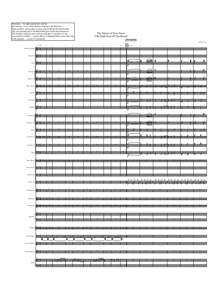 The Dark Soul of The Raven Sample Full Score | PDF | Musical ...