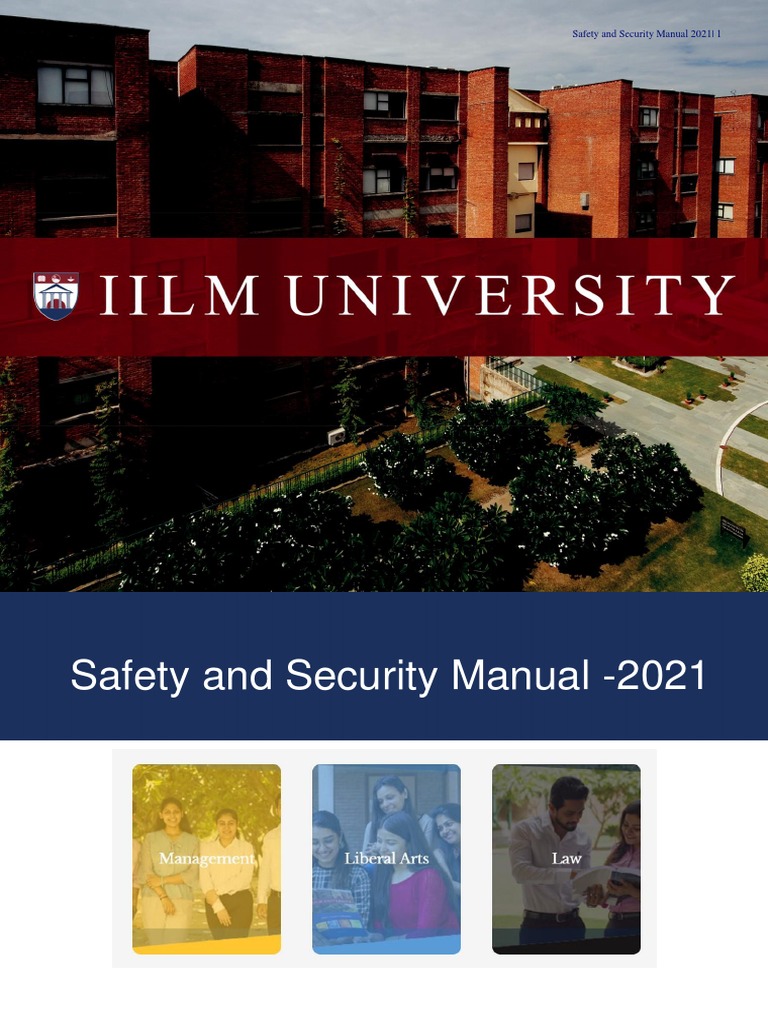 IILM University Safety Manual 2021 | PDF | Closed Circuit Television ...