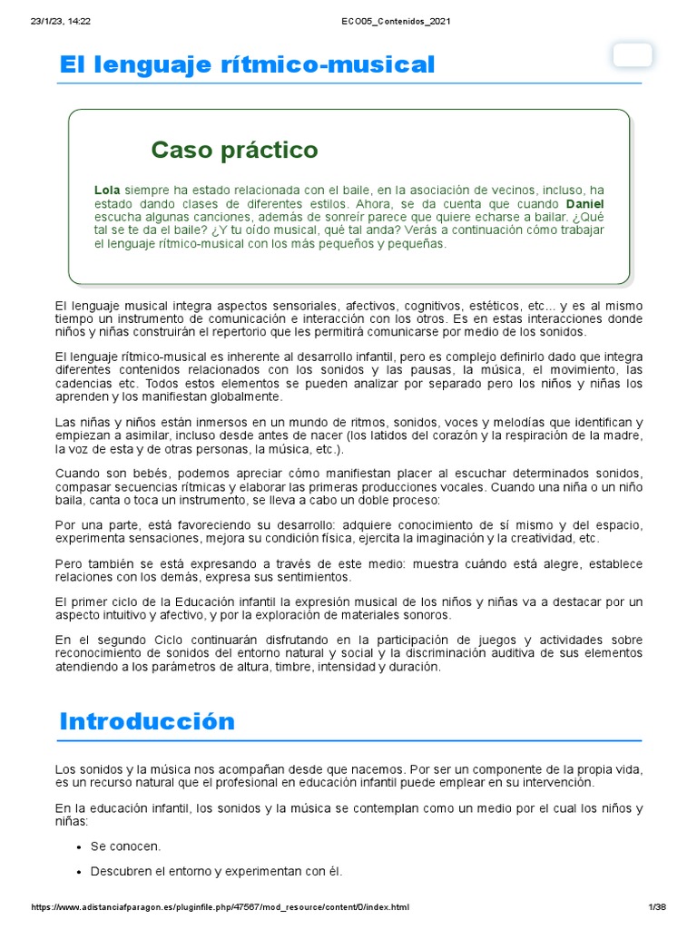 Tema 5 | PDF | Ritmo | Sonido