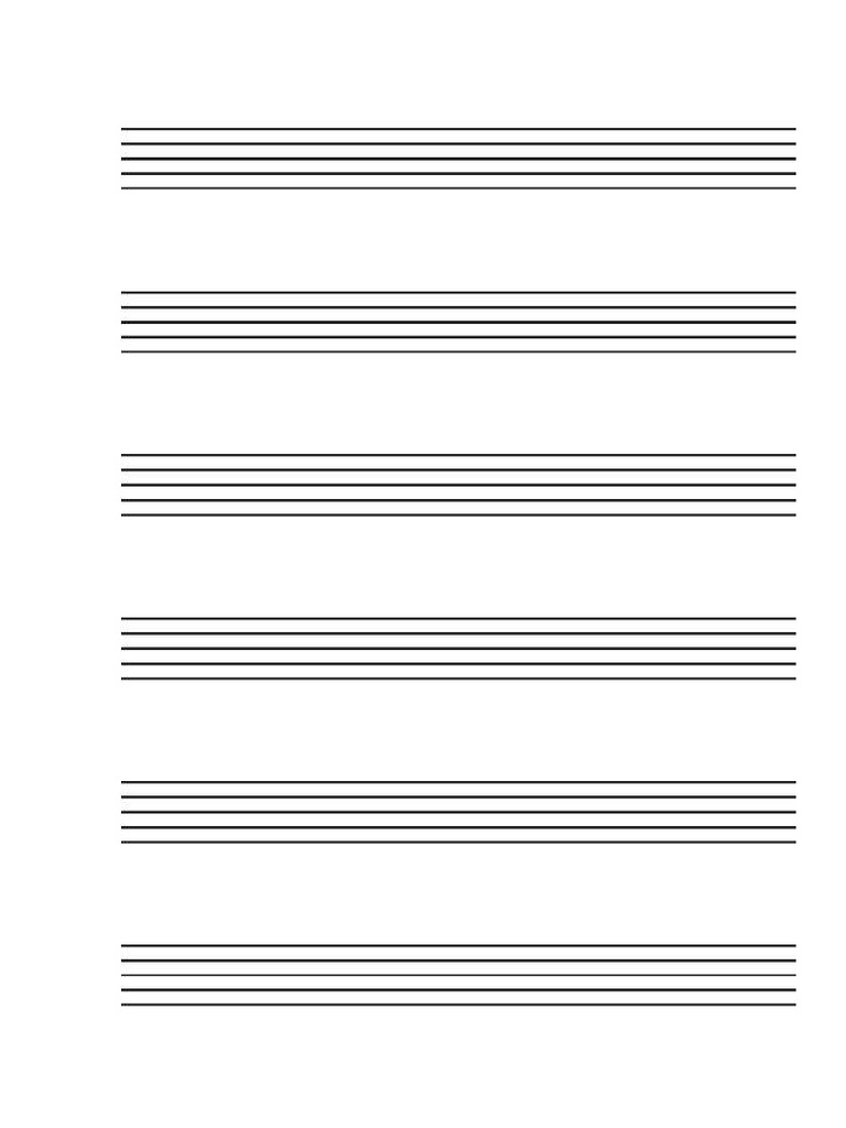 Hoja Pentagrama | PDF