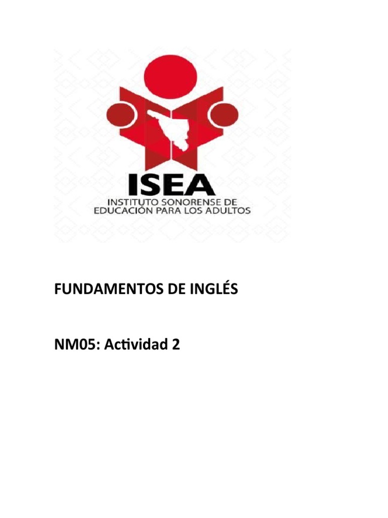 FUNDAMENTOS DE INGLÉS 2 | PDF