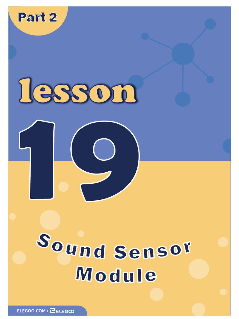 2 19 Sound Sensor Module Pdf Sensor Microphone