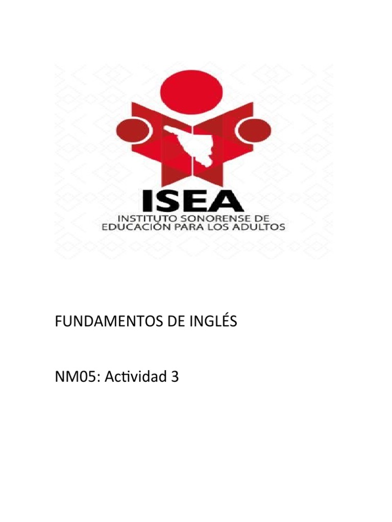 Fundamentos de Ingles 3 | PDF