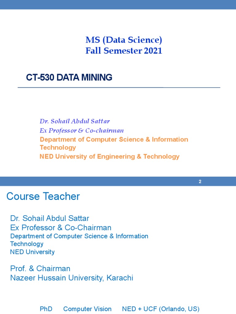 Datamining Lect 1 | Download Free PDF | Data | Data Mining