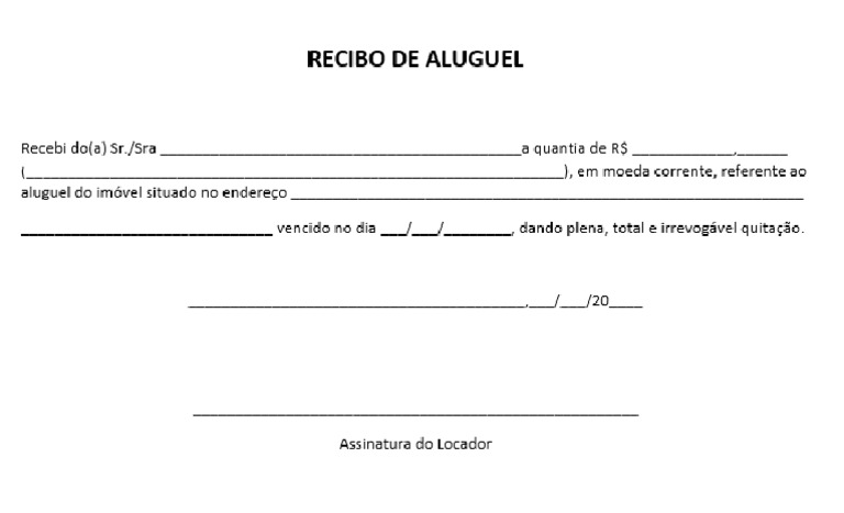 Recibo-Simples | PDF
