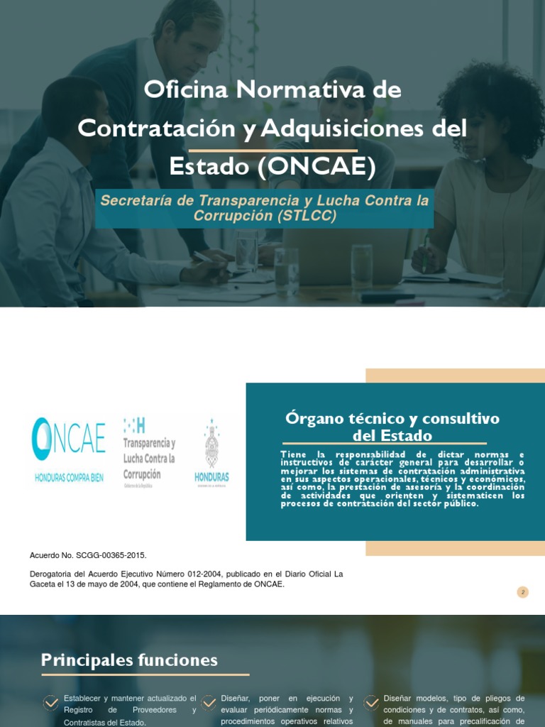 # 1 Modulo 1 ONCAE | PDF | Honduras | Estado (política)