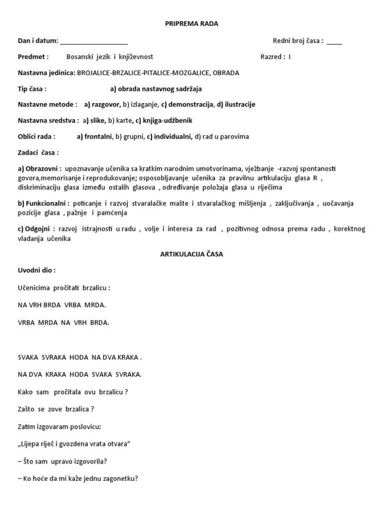 Brojalice Brzalice Pitalice Mozgalice | PDF