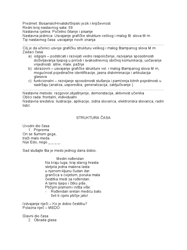 059 Učimo Slovo MM | PDF